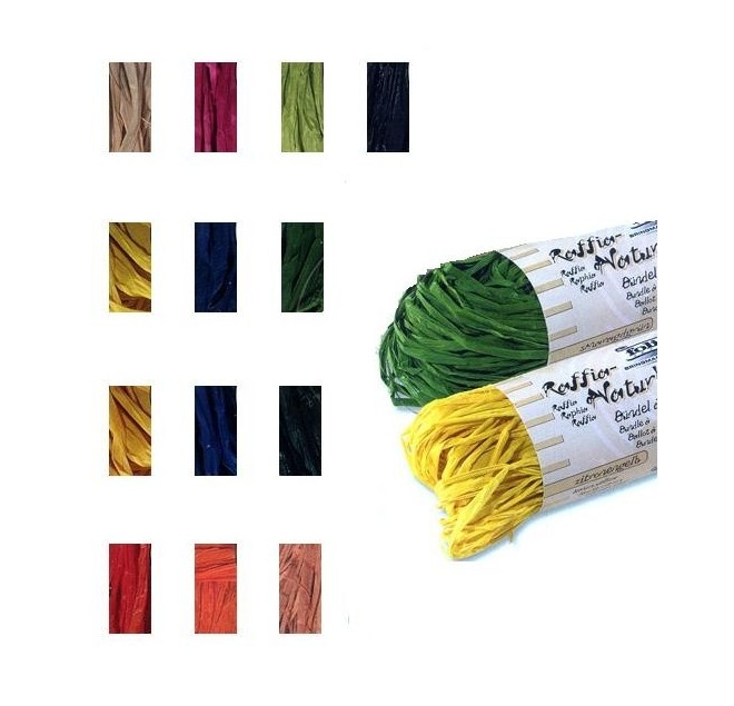 RAFIA EM ROLO 50 Gr CORES